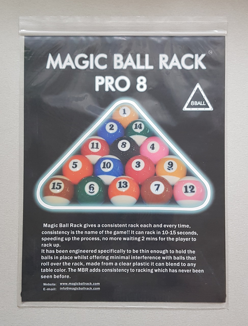 MB Snooker & Billard Shop - magic-ball-rack-set-1-8-9-10-ball-folien